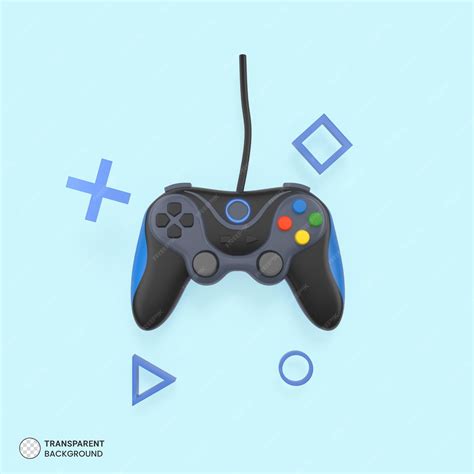 Premium Psd Gamepad Game Controller Joystick Icon Isolated 3d Render