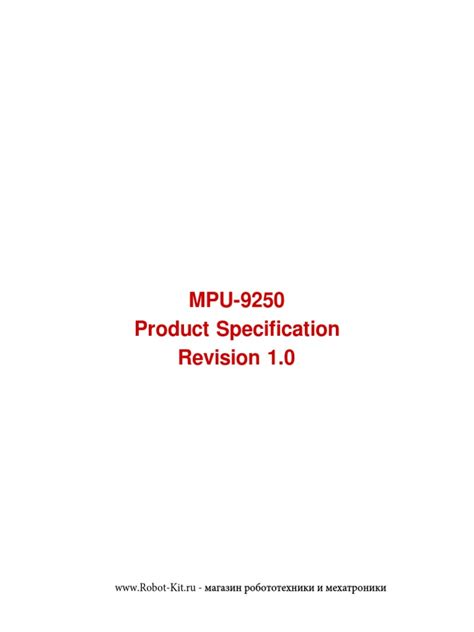 Datasheet Mpu 9250 Pdf Magnetometer Accelerometer