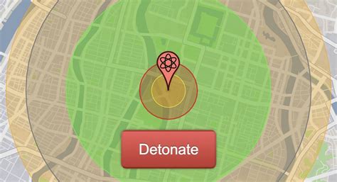 Nukemap Is An Interactive Map Using Declassified Nuclear Weapons Effects Data R Antiwar