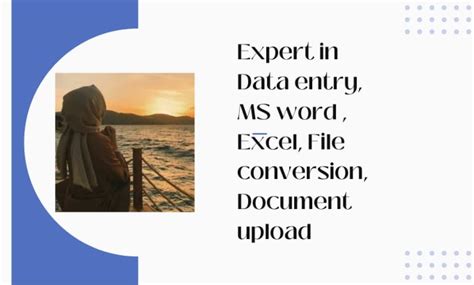 do excel and word data entry copy paste file conversion by