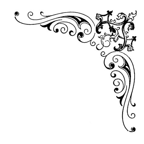 Vintage Frame Corner Clip Art At Anne Brown Blog