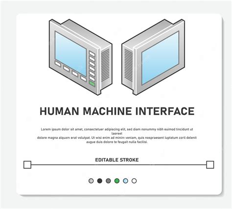 Premium Vector Ui Development Digital Menu Hmi Scada Plc Network Monitoring Status