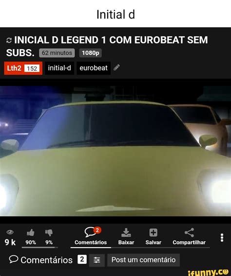 Initial D Funny Meme