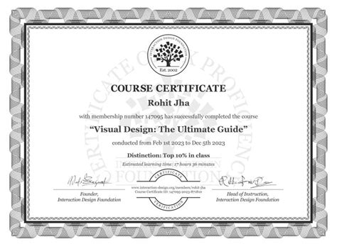Rohit Jha On Linkedin Im Happy To Share That Ive Obtained A New Certification Visual Design …