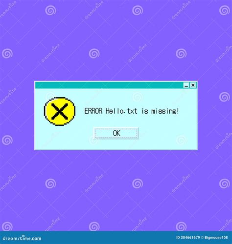 cartoon color alert window on computer monitor vector stock vector