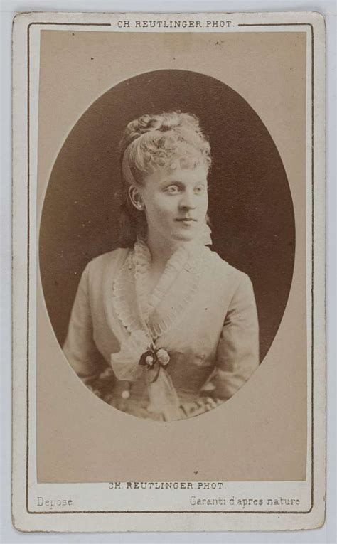 Portrait De Suzanne Reichenberg 1853 1924 Baronne De Bourgoing