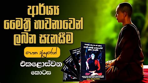 11 අරිය මෙත් භාවනාවේ දස දිසාවන් පිළිබඳ දැනගනිමු එකළොස්වන කොටස Youtube