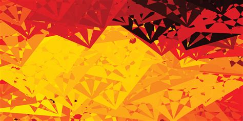 Dark Red Yellow Vector Pattern With Polygonal Shapes 11408925 Vector Art At Vecteezy