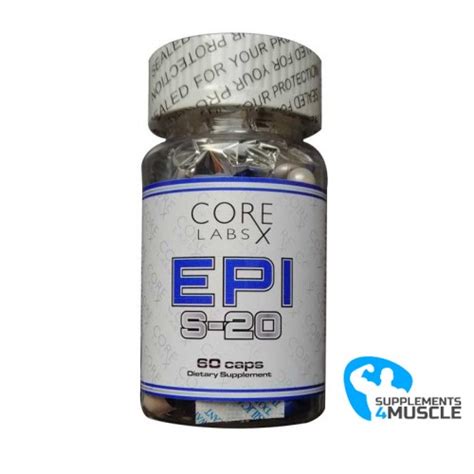Core Labs X Epi S 20 60 Caps Supplements S4M Supplements 4 Muscle