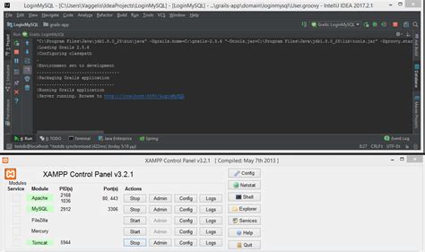 Grails Open Mysql And Apache Server From Project Without Xamppwamp Stack Overflow