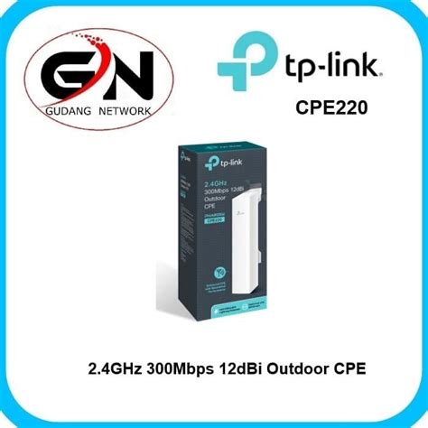 Jual TP-LINK CPE220 2.4Ghz 300Mbps Outdoor CPE - Jakarta Pusat - Gudang ...