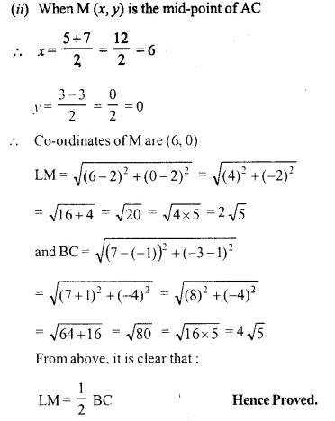 Selina Concise Mathematics Class ICSE Solutions Chapter Section And Mid Point Formula Ex B