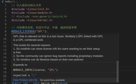 An Intellisense Bug When Coding Linux Kernel Module · Issue 5588 · Microsoftvscode Cpptools