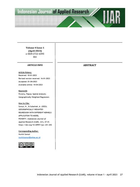 Geographicallyweightedregressionwithdifferent Pdf Linear