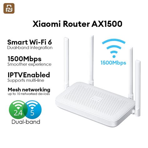 Xiaomi Router AX เราเตอร mi GHz WiFi Adaptive กกกะบตอเธอร