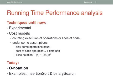 Ppt Running Time Performance Analysis Powerpoint Presentation Free Download Id5655681