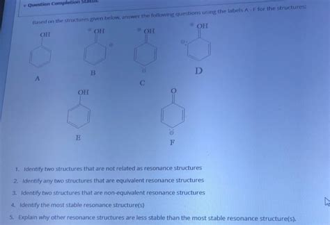 solved question completion based on the structures given
