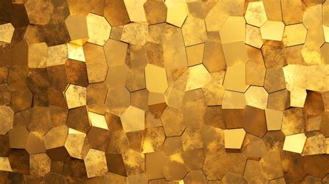 Premium Photo Glowing Golden Background Generation Ai
