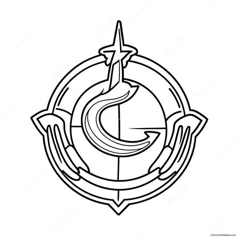 Cleveland Cavaliers Logo Coloring Pages Sketch Coloring Page