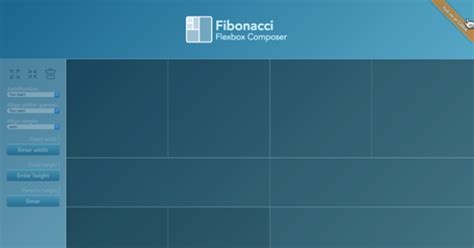 Fibonacci Flexbox Composer Comfortable Tool Makes Css Flexbox Easy