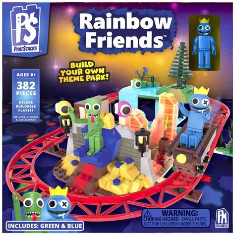 Rainbow Friends Phatstacks Theme Park Building Set