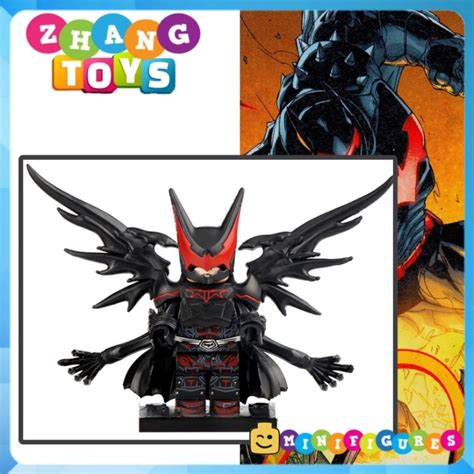 Justice League Minifigures Le01 Batmans Hellbat Super Armor Puzzle Toy Shopee Malaysia