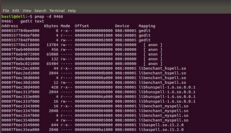 Pmap Command In Linux With Examples Geeksforgeeks