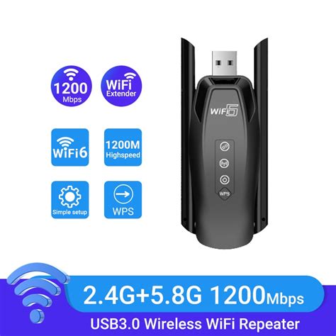 Ax1200 Wireless WiFi Repeater WiFi Range Extender WiFi สญญาณ Booster 2 4G 5G เครอขายดอล