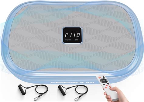 Feierdun Vibration Plate Exercise Machine Whole Body Workout Vibrate Fitness Platform 9 Modes