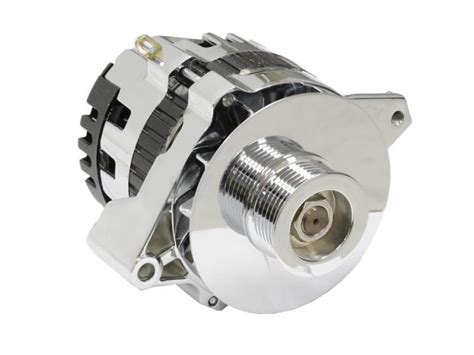 86 91 Chrome Alternator 140 Amp Corvette Depot