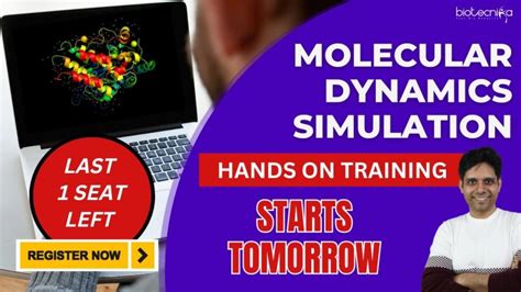 Exclusive Molecular Dynamics Simulation Online Training Starts Tomorrow Last Seat Left