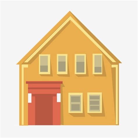 집 일러스트 건물 만화 레이 션 집 건물 만화 Png 일러스트 및 Psd 이미지 무료 다운로드 Pngtree