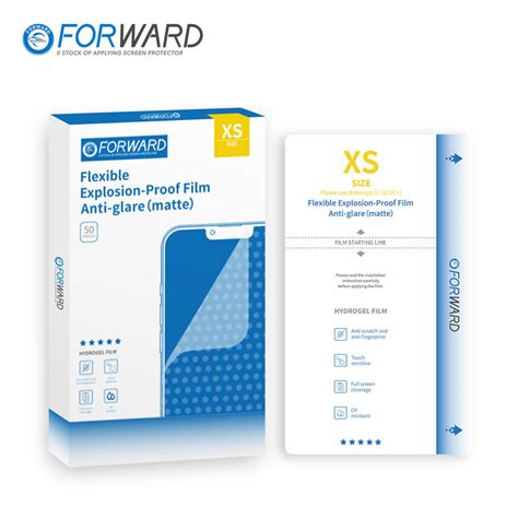 Forward Anti Glare Matte Hydrogel Film Customizable Screen Protector Film Xs Forward