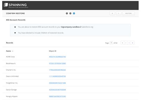 New Feature For Spanning Backup For Salesforce Cross Org Restore Spanning