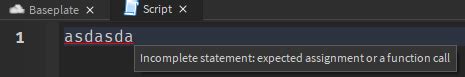 Script Error List Is Collapsed After Stopping Project Studio Bugs Developer Forum Roblox