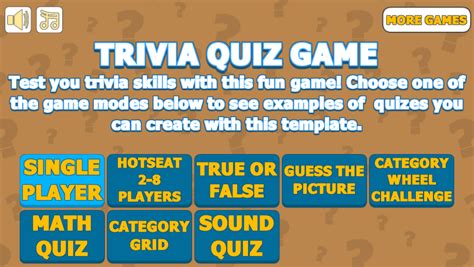 Trivia Quiz Unity Game
