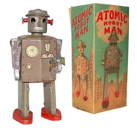 Atomic Robot Man 1940s Glassy Science Fiction Archive
