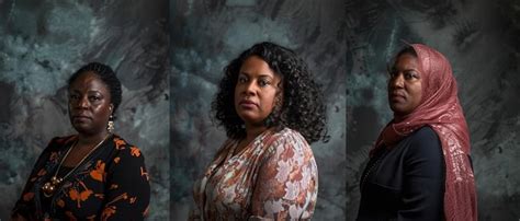 Premium Photo | A collage of three headshots of Black women