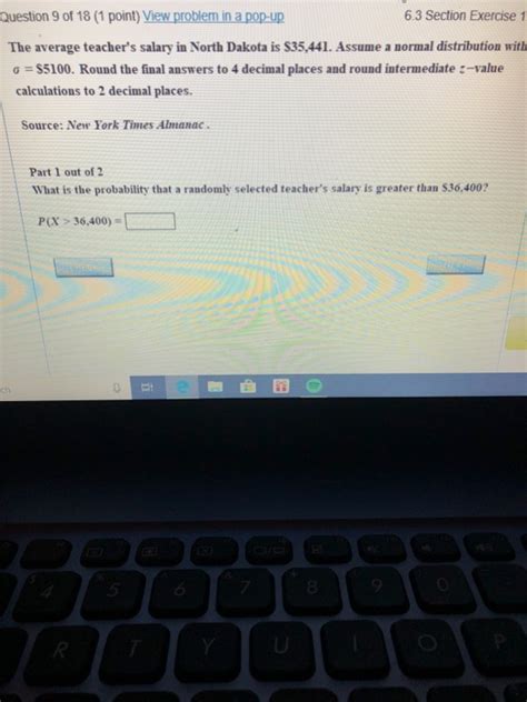 solved question 7 of 18 1 point view problem in a pop up