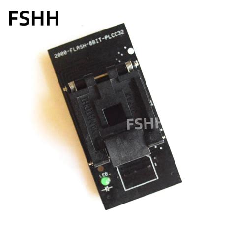 2000 Flash 8bit Plcc32 Programmer Adapter Plcc32 Ic Test Socket For Lp