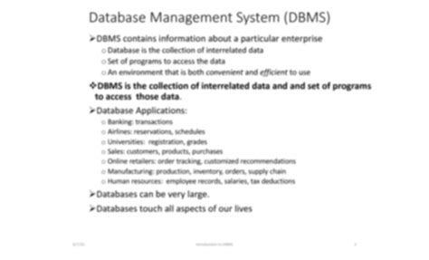 SOLUTION Introduction To Database Management System Notes Studypool
