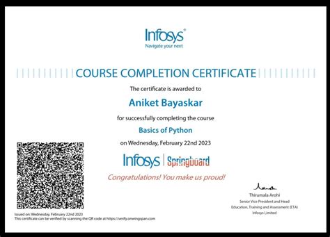 Aniket Bayaskar on LinkedIn: #python #certificate #learning