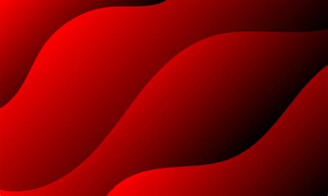 Red Stripes Lines Wave Curves With Smooth Gradient Abstract Background Stock Illustration