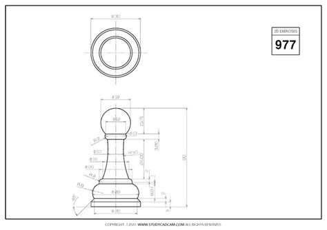 D CAD EXERCISES STUDYCADCAM Autocad Tutorial Solidworks Tutorial Cad Drawing
