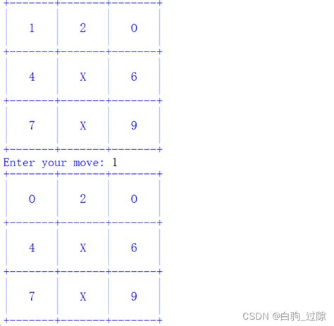 Python简易井字棋python井字棋代码精简版 Csdn博客