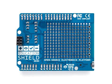 Arduino Education Shield Prototyping And Learning For Arduino Boards
