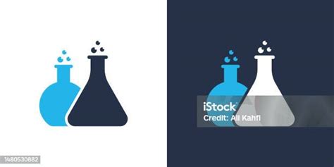 생화학 아이콘입니다 단색 아이콘 벡터 그림입니다 웹 사이트 디자인 로고 앱 템플릿 Ui 등 실험실에 대한 스톡 벡터 아트 및 기타 이미지 Istock