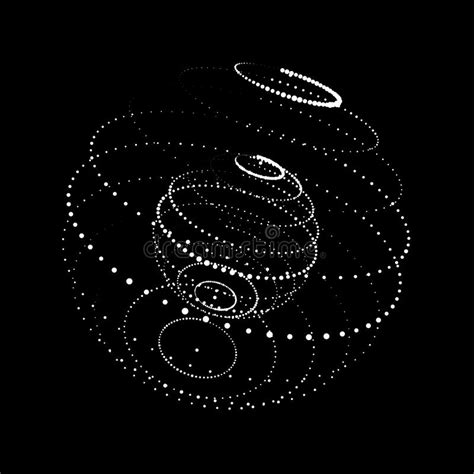 Vector Futuristic Sphere Of Particles And Lines Network Connection Big Data Abstract