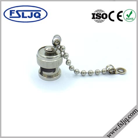 Dust Cap Bnc Male With Chain Nickelplated China Bnc Connector And Connector