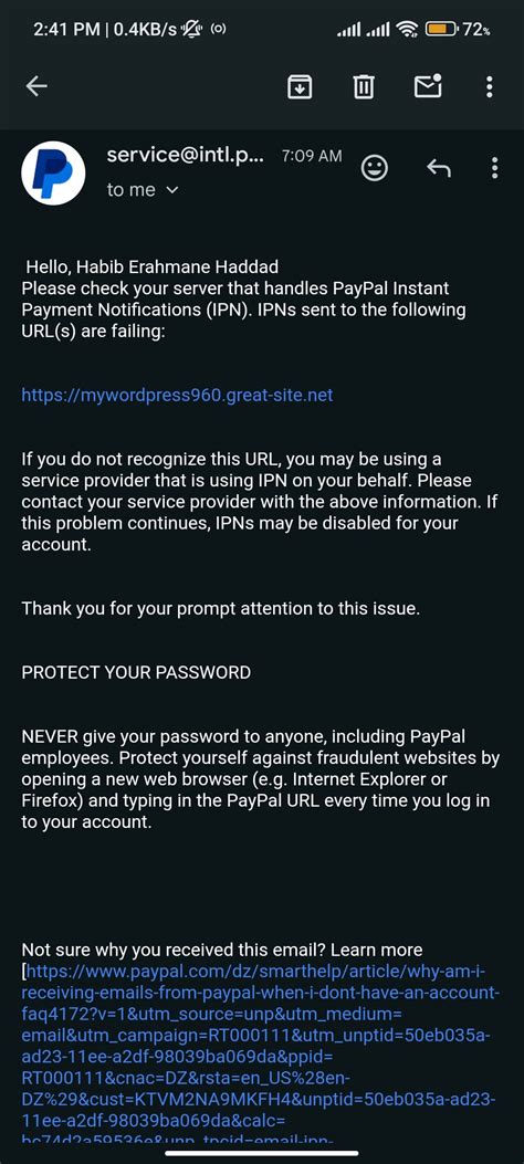 PayPal Ipn Hosting Support InfinityFree Forum